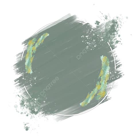 Pincel Moldura De Círculo PNG Círculo Pintar Molduras Imagem