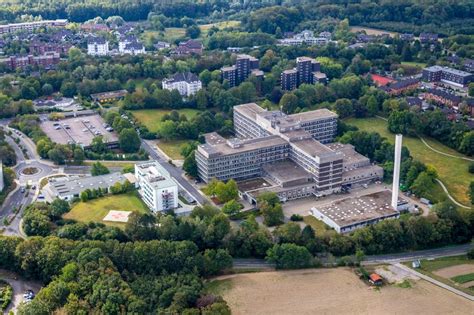 Luftbild Velbert Klinikgelände des Krankenhauses Helios Klinikum