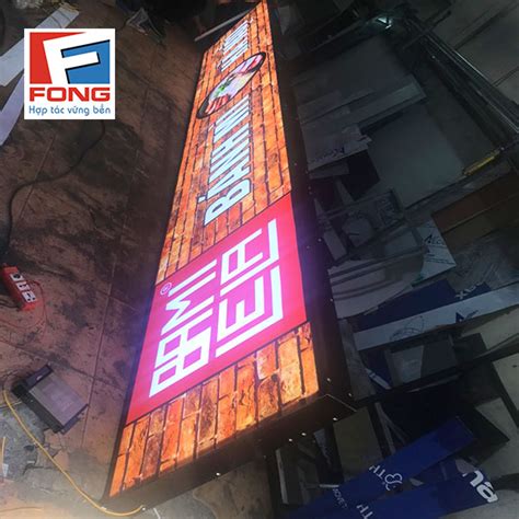 Biển quảng cáo hộp đèn Tân Hoàng Phong