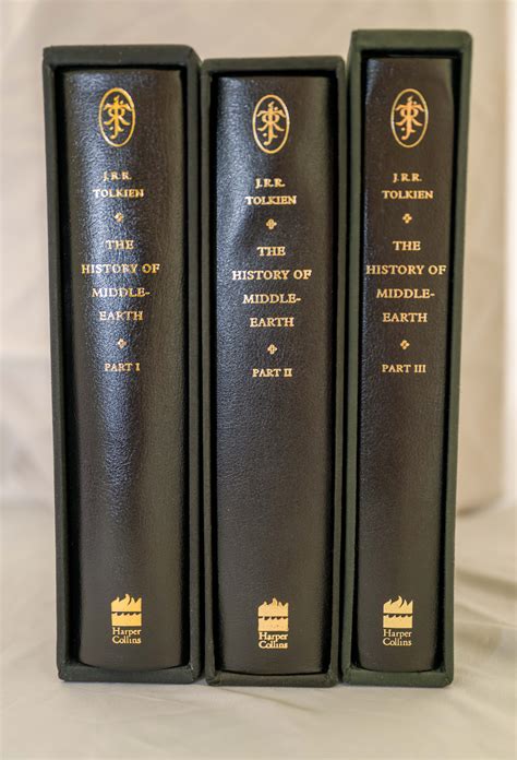 The History Of Middle Earth Deluxe Edition Set Of Part 1 2 And 3