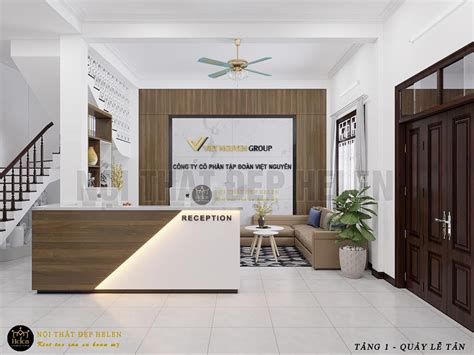 Những mẫu quầy lễ tân được sếp yêu thích