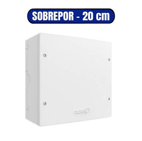 Caixa de Passagem Elétrica de Parede CPT 20cm Sobrepor TIGRE 33044453