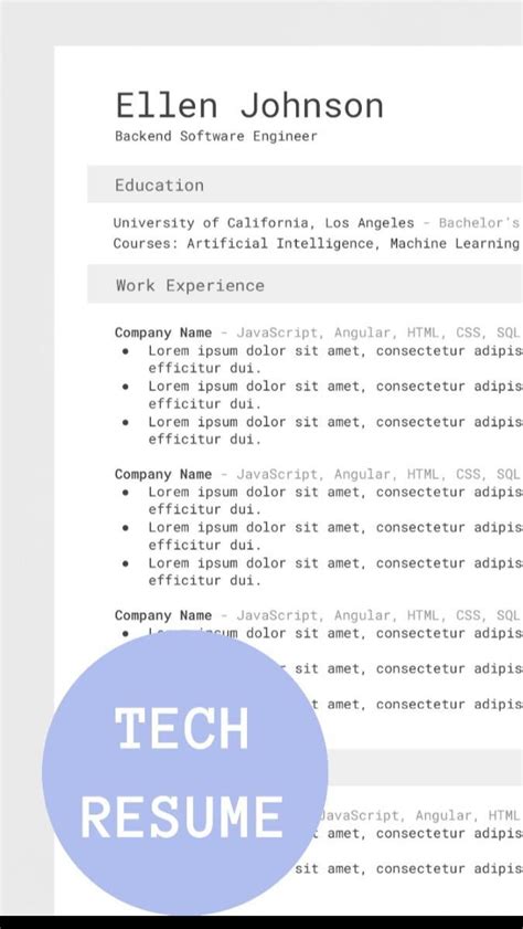 Computer Science Cs Resume Example Template Guide Artofit