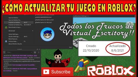 CÓMO ACTUALIZAR TU JUEGO DE ROBLOX 2021 2022 YouTube