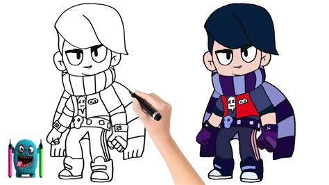 Edgar Çizimi How to Draw Brawl Stars Edgar YouTube