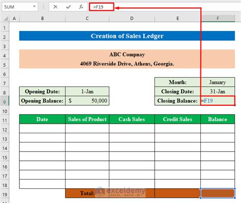 How To Create Sales And Purchase Ledger In Excel ExcelDemy