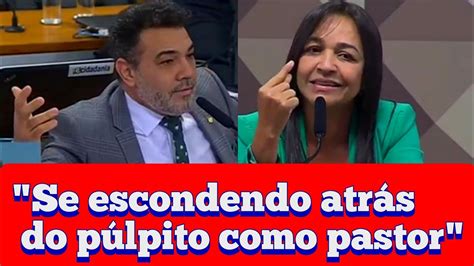 Eliziane Gama diz que Marco Feliciano se esconde atrás do púlpito como