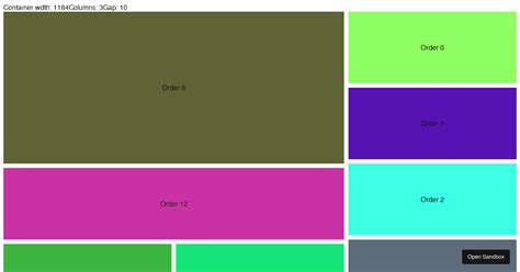 Bin Pack Forked Codesandbox