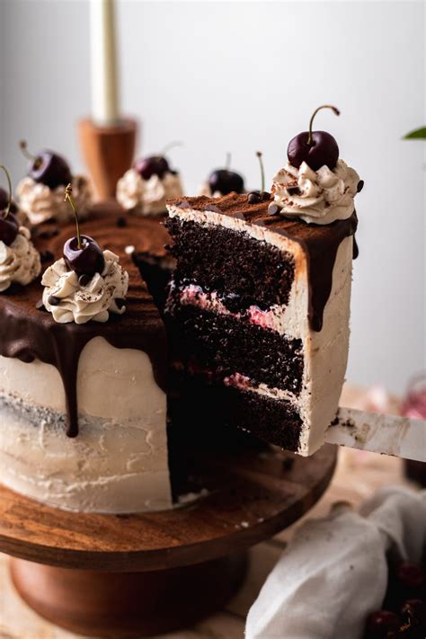 Best Vegan Black Forest Cake Black Forest Gateau The Banana Diaries
