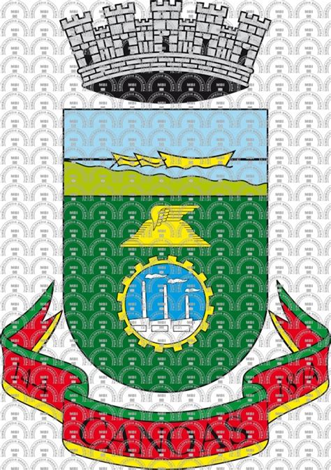 Brasão e Bandeira do Município de Canoas RS mbi br