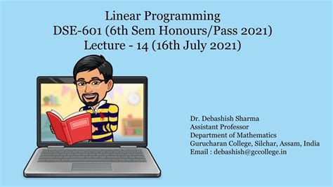 Geometry Of Euclidean Spaces Lecture 14 DSE601 Maths Hons And Pass