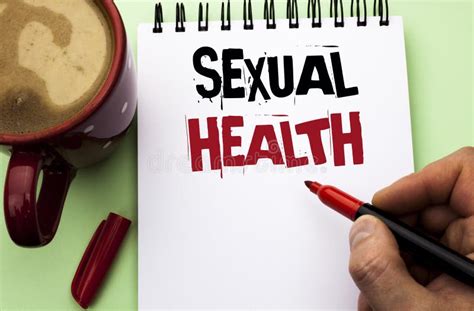 Word Writing Text Sexual Health Business Concept For Std Prevention Use Protection Healthy