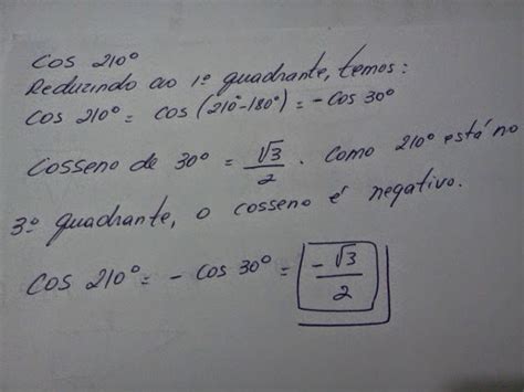 0177 EXERCÍCIO DE REDUÇÃO AO 1º QUADRANTE TRIGONOMETRIA