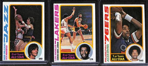 Lot Detail Topps Basketball Complete Set Of Cards W Bill