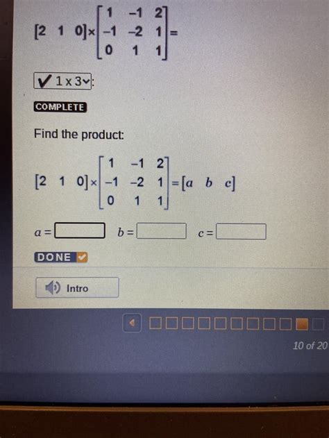 [9th grade honors algebra ii] how to multiply 1x3 matrix by a 3x3 matrix r homeworkhelp