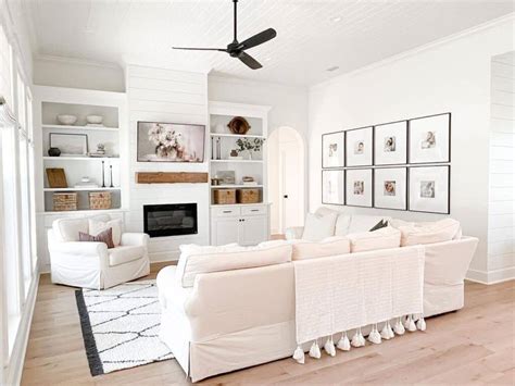 White Shiplap Ceiling With Black Fan Soul Lane