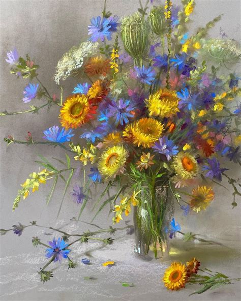 Oil Pastel Paintings Oil Painting Flowers Painting Tips Pastel