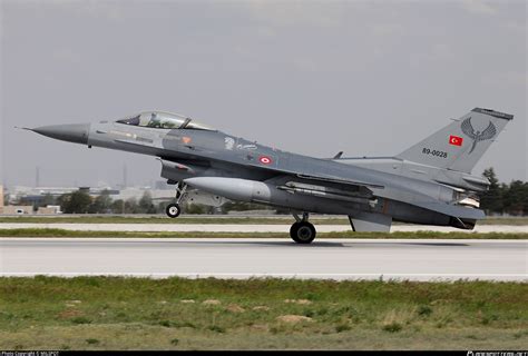89 0028 Turkish Air Force General Dynamics F 16CJ Fighting Falcon Photo