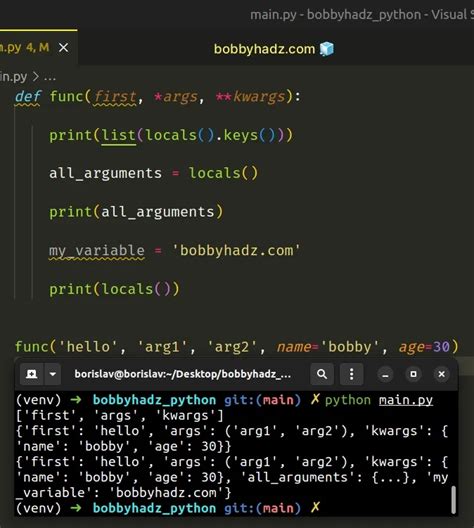 Get All Arguments Passed To A Function In Python Bobbyhadz