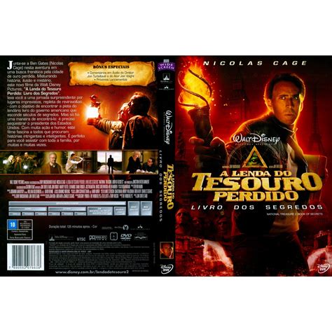 DVD Original A Lenda Do Tesouro Perdido Livro Dos Segredos Shopee Brasil