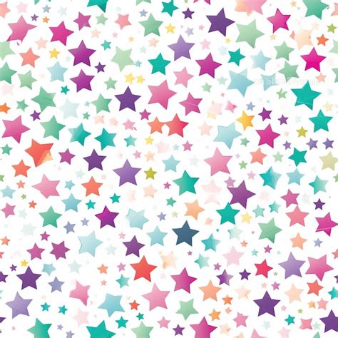 Un fondo colorido con un patrón de estrellas Foto Premium
