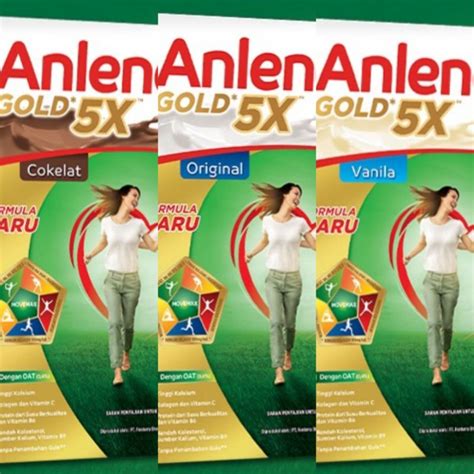 Jual Anlene Gold X Chocolate Original Vanilla Susu Bubuk Gr