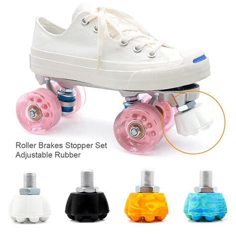 Port Til Roller Skate Toe Stopper P Ra Rolo Ajust Vel Bloco De