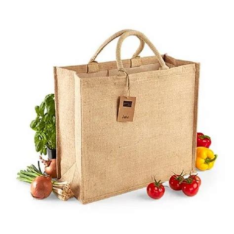 Brown Loop Handle Plain Custom Jute Bags Capacity 1 4 Kg At Rs 85