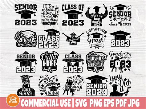 Senior Class Of Svg Png Graduation Svg Bundle Instant Etsy Uk