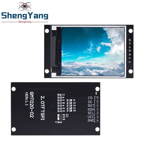 2 0 Inch Tft Display Oled Lcd Drive Ic St7789v 240rgbx320 Dot Matrix Spi Interface For