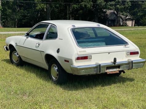 Ford Pinto Hatchback White Rwd Manual Dr Runabout Classic Ford