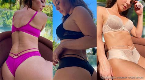 Essas Fotos De Paolla Oliveira De Lingerie Fio Dental Deixaram Os F S