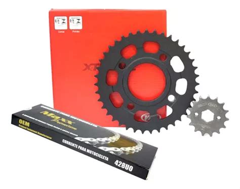 Kit Relação C Retentor Dafra Kansas 150 Vaz Aço 1045 Maxx