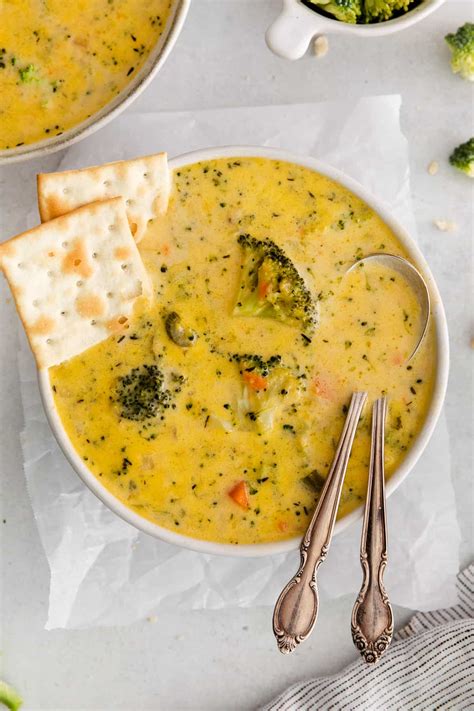 Worlds BEST Broccoli Potato Cheese Soup The Cheese Knees