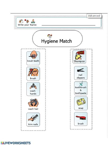 Fun And Engaging Cleanliness Worksheets For Nursery Students