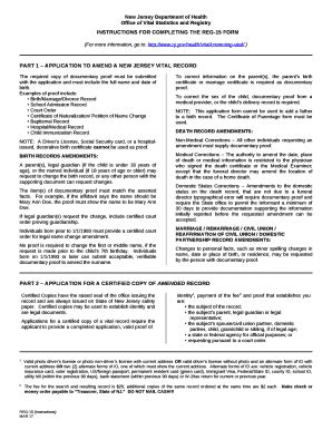 INSTRUCTIONS FOR COMPLETING THE REG 15 Doc Template PdfFiller