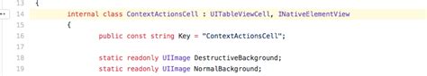 Xamarin Forms Custom Context Actions On IOS