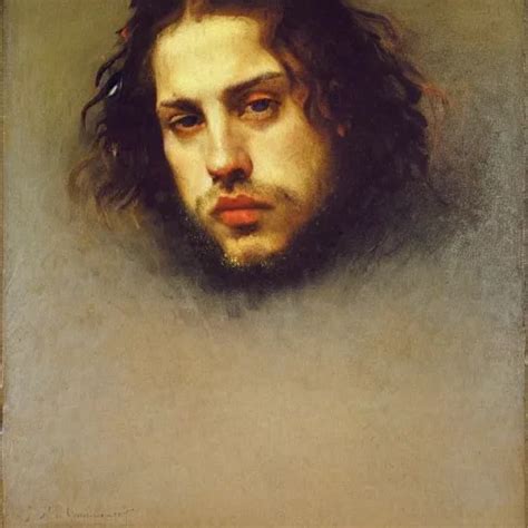 Head And Shoulders Portrait By Gustave Courbet Stable Diffusion Openart