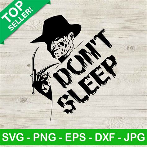 Freddy Krueger Dont Sleep SVG A Nightmare On Elm Street SVG Horror