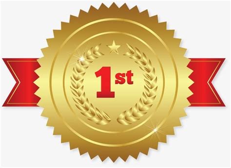 Primer Lugar Ribbon Vector Cinta De Primer Lugar Ribbon Vector Png Y