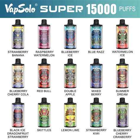 Vapsolo Super 15K Tornado Randm 15000 Puffs E Cigarette Rechargeable