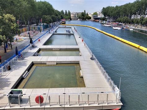 Paris Retour De La Baignade Gratuite Dans Le Bassin De La Villette