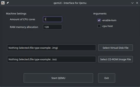 Github Neek Qemui Graphical Interface Application To Run Qemu