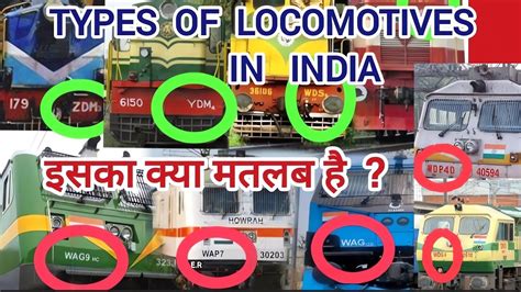 Types Of Locomotives In India Indian Railways Locomotives Indian