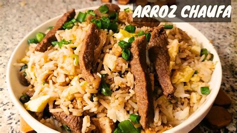 Arroz Chaufa De Pollo Y Carne Receta Peruana Paso A Paso Youtube