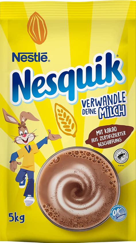 Nesquik Kakao Kakaohaltiges Getränkepulver vegan 1er Pack 1 x 5kg