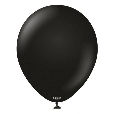 Globos Redondos de Látex 5 Standard Negro Kalisan globodeco es