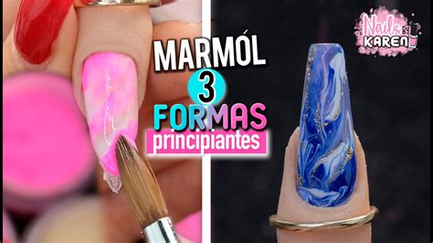 Aprender acerca 82 imagen como hacer uñas de marmol Abzlocal mx