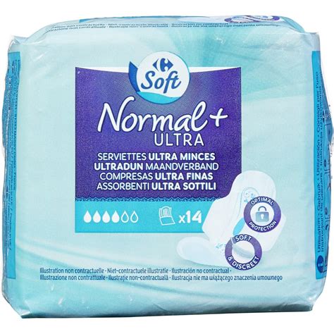 Serviettes Hygiéniques avec Ailettes Ultra Minces Normal Ultra