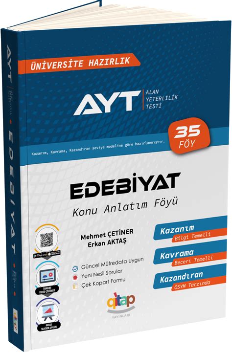 TYT AYT Konu Anlatım Föyleri Product categories qitap Yayınları